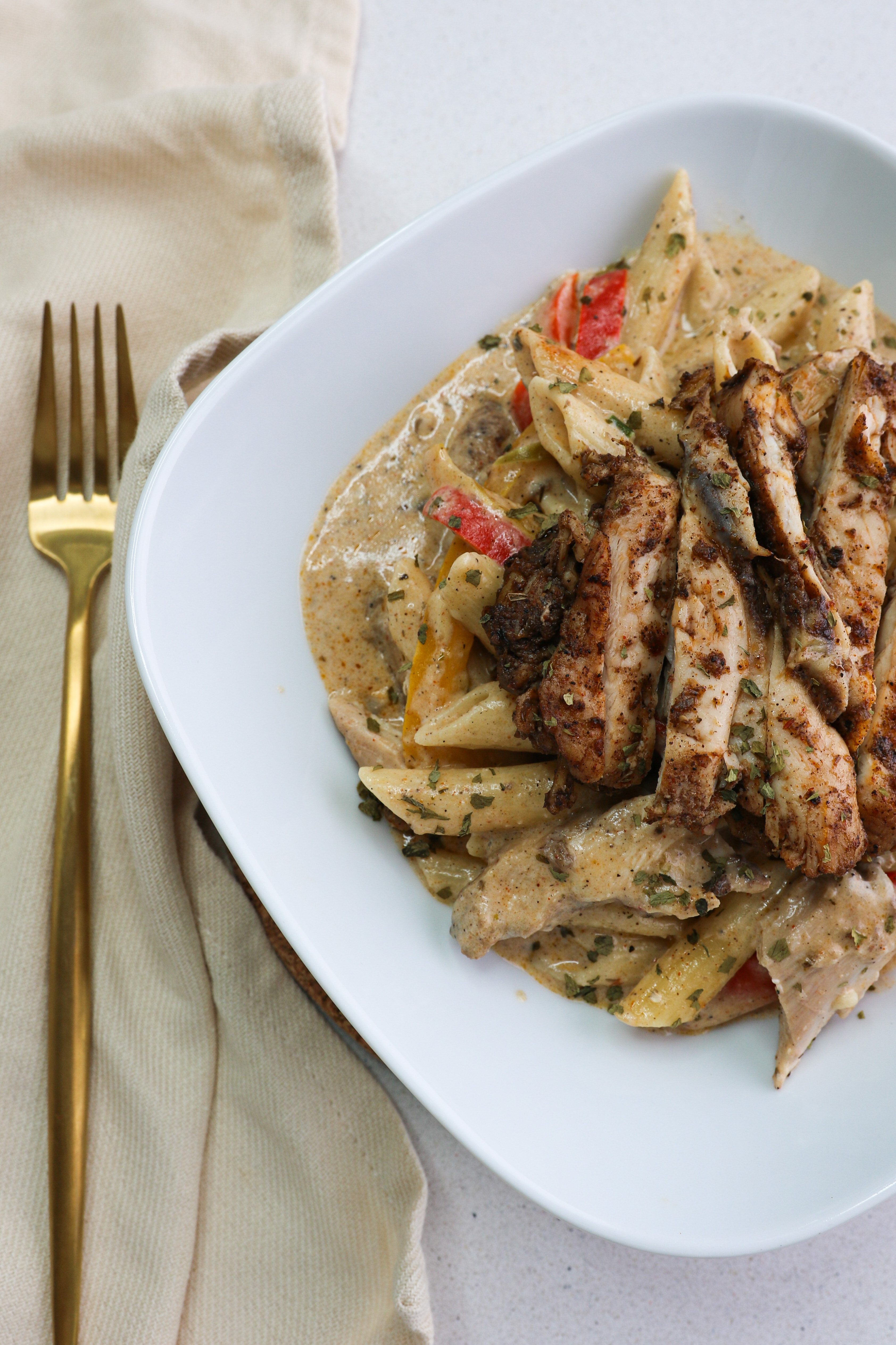 How To Make The Best Chicken Rasta Pasta - CookWithCi