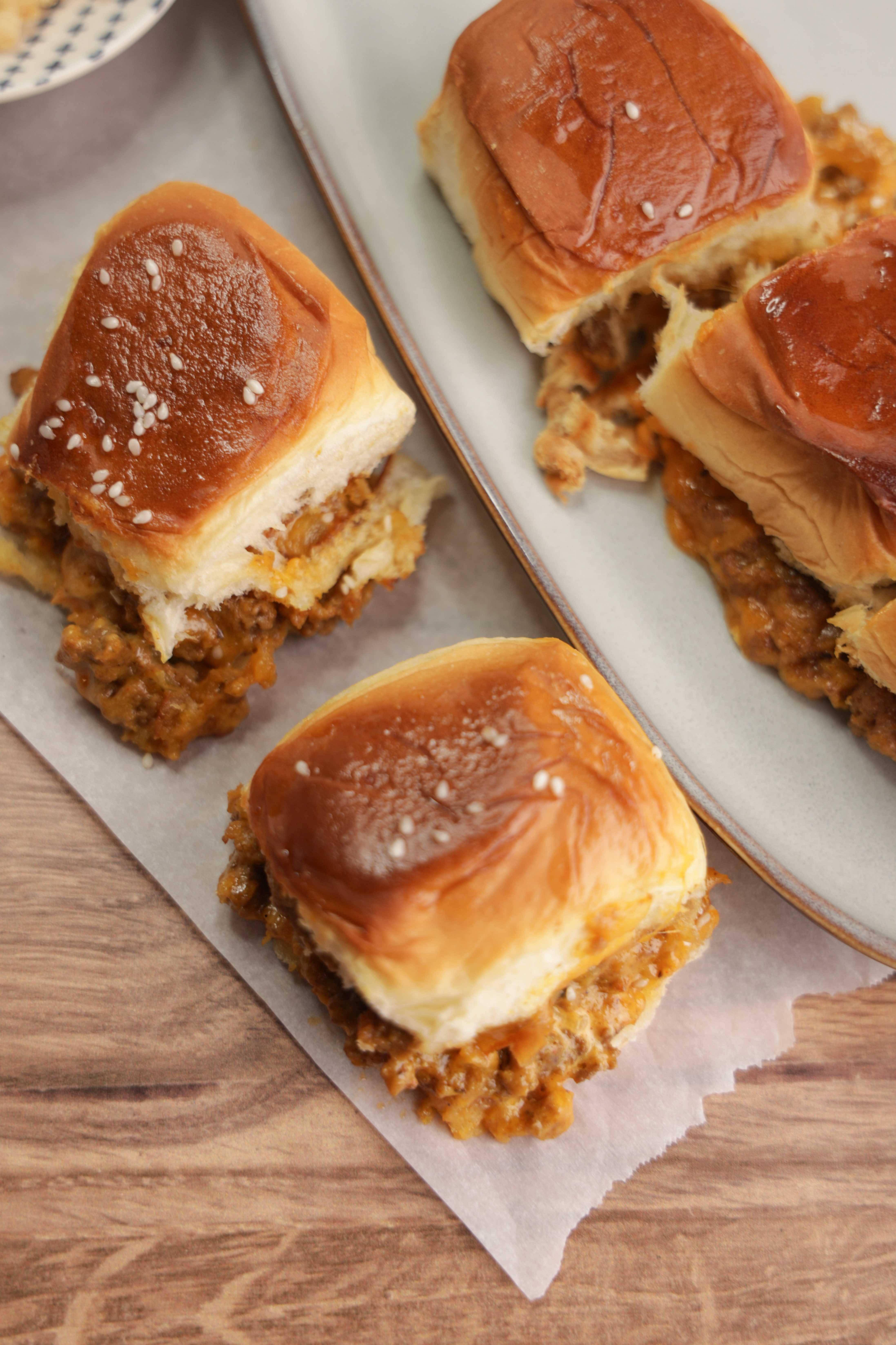Super Simple Chopped Cheese Sliders - CookWithCi